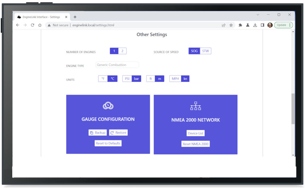 ENGINELink - Wireless Engine Interface - Digital Yacht America
